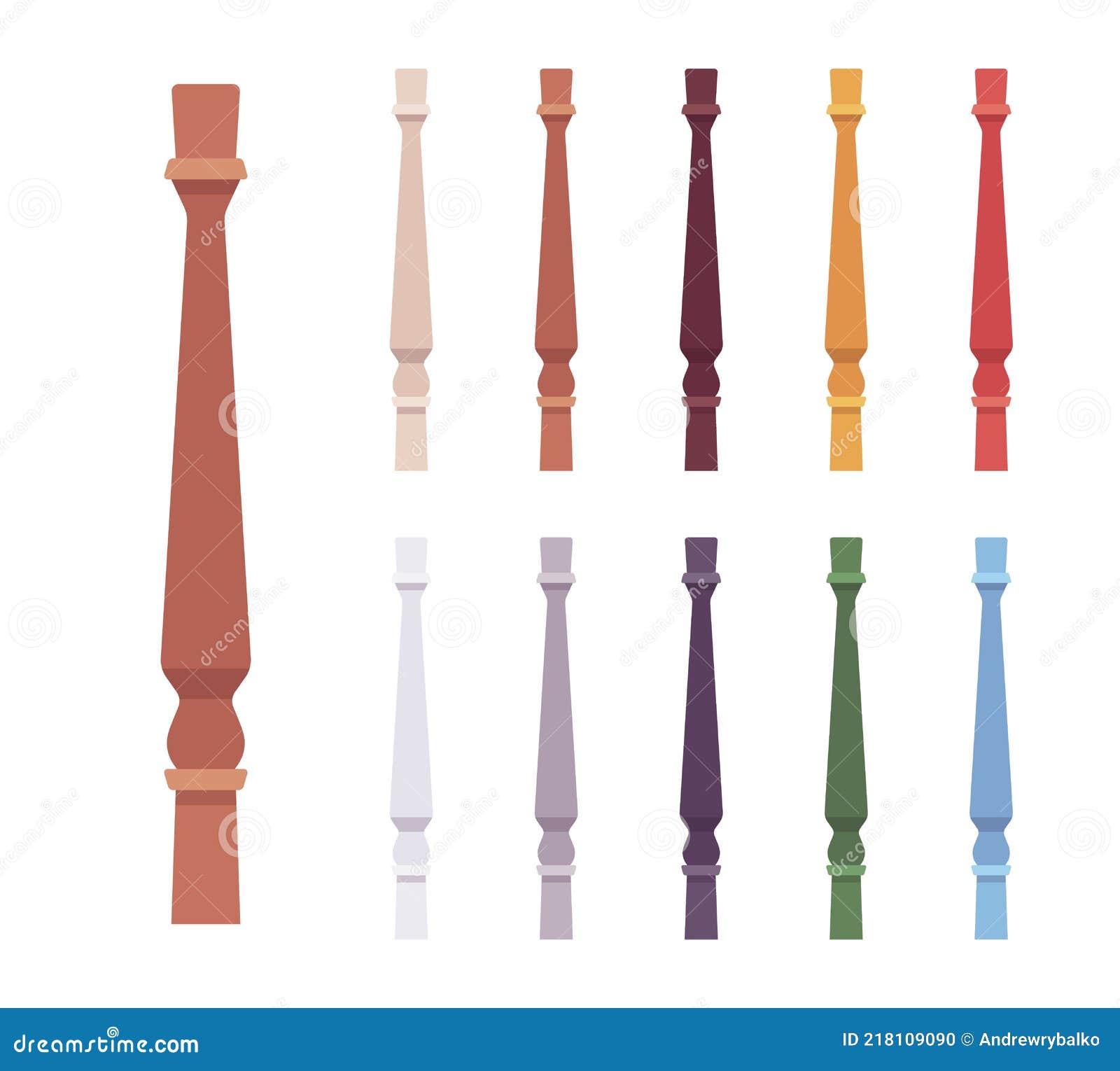 Wood Baluster, An Italian Renaissance Design, Vintage Engraving Vector ...