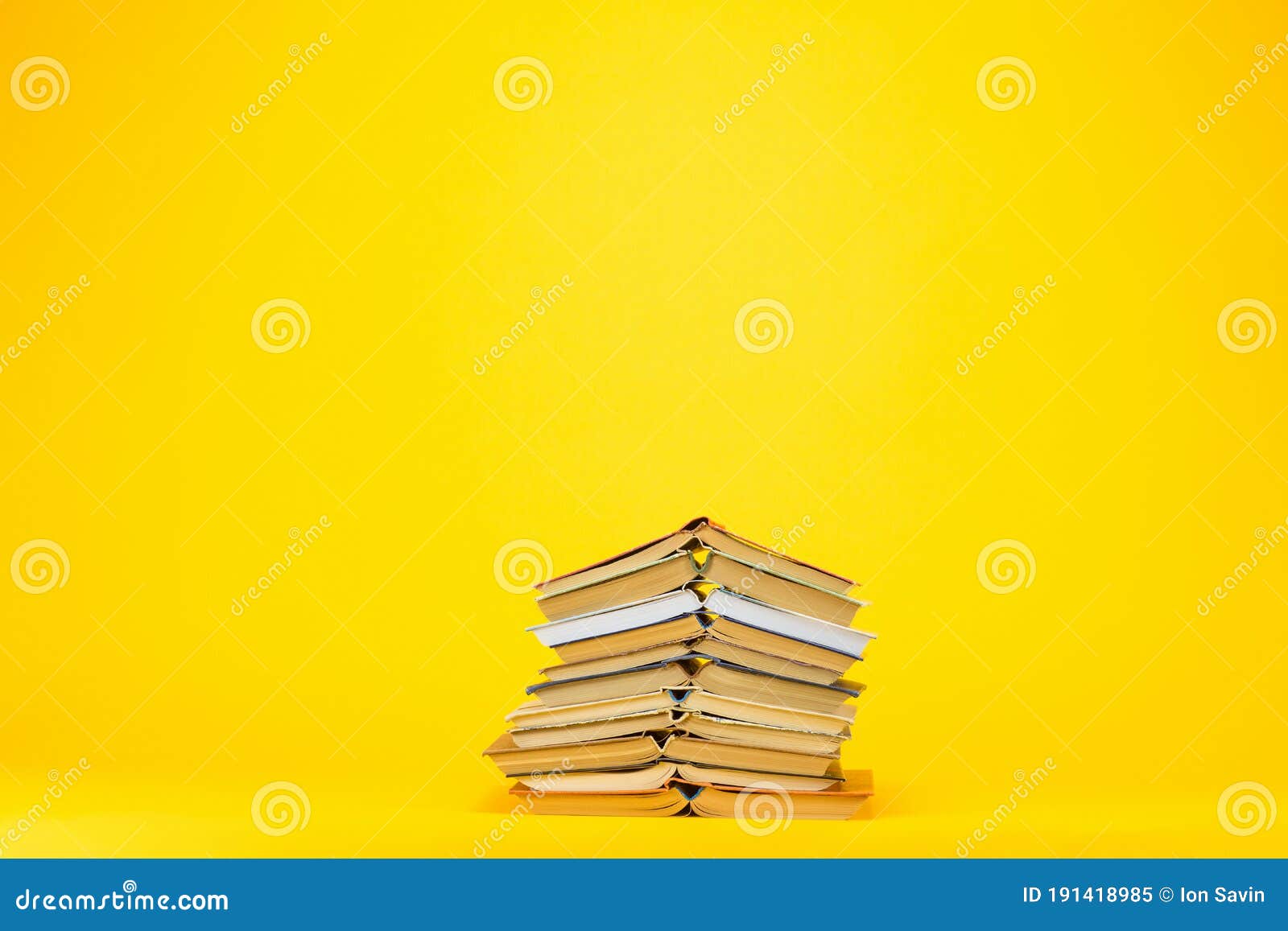 A column of books stock image. Image of literary, classic - 191418985