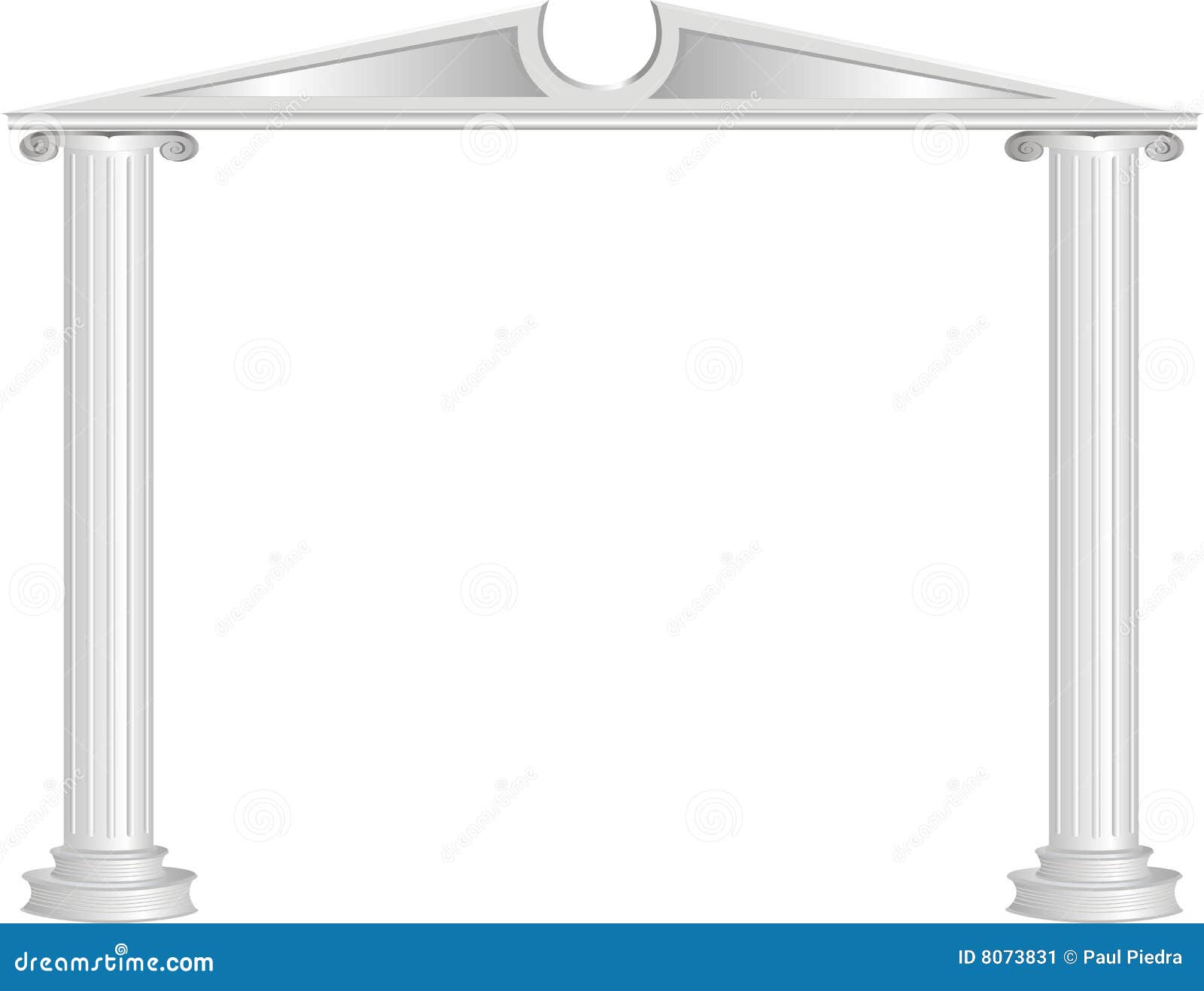 Column Border Vector Stock Image - Image: 8073831