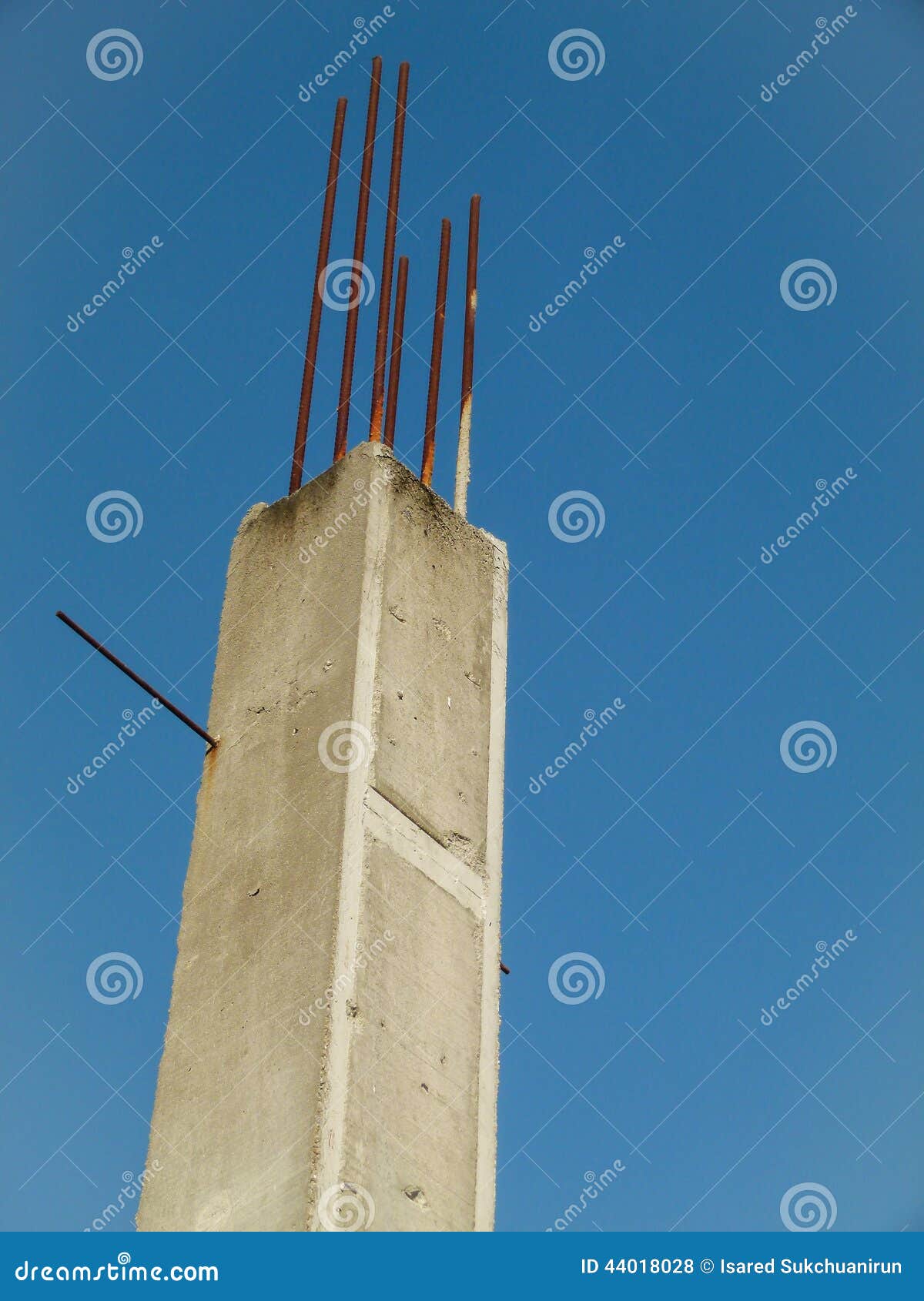 Column of building house stock photo. Image of site, concrete - 44018028