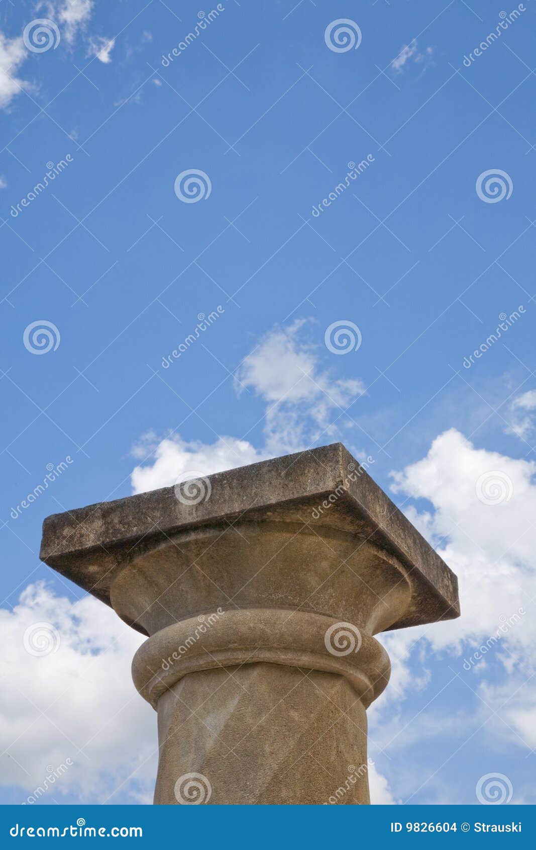 Column Capital stock photo. Image of blue, structure, architecture ...