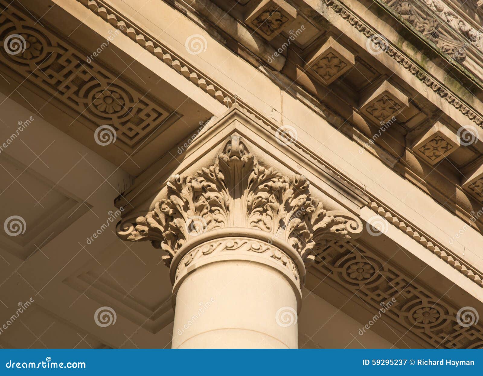 Column and capital stock image. Image of masonry, moulded - 59295237