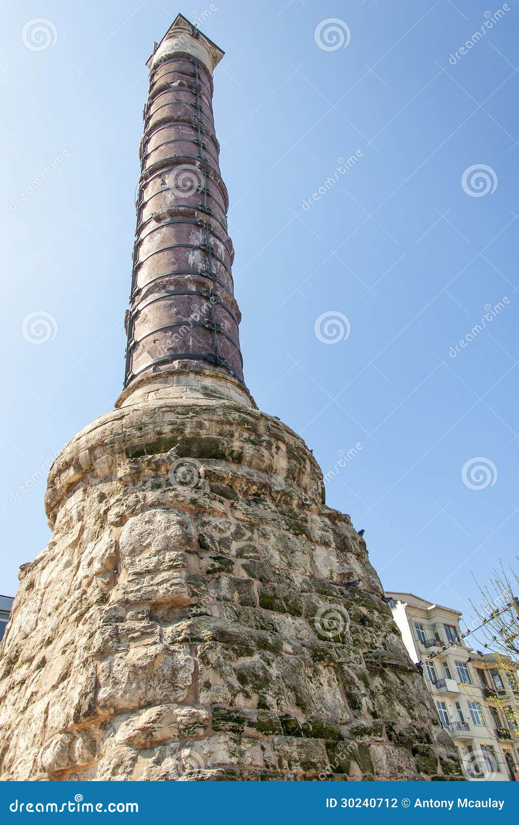 The Burnt Column stock photo. Image of constantinople - 30240712