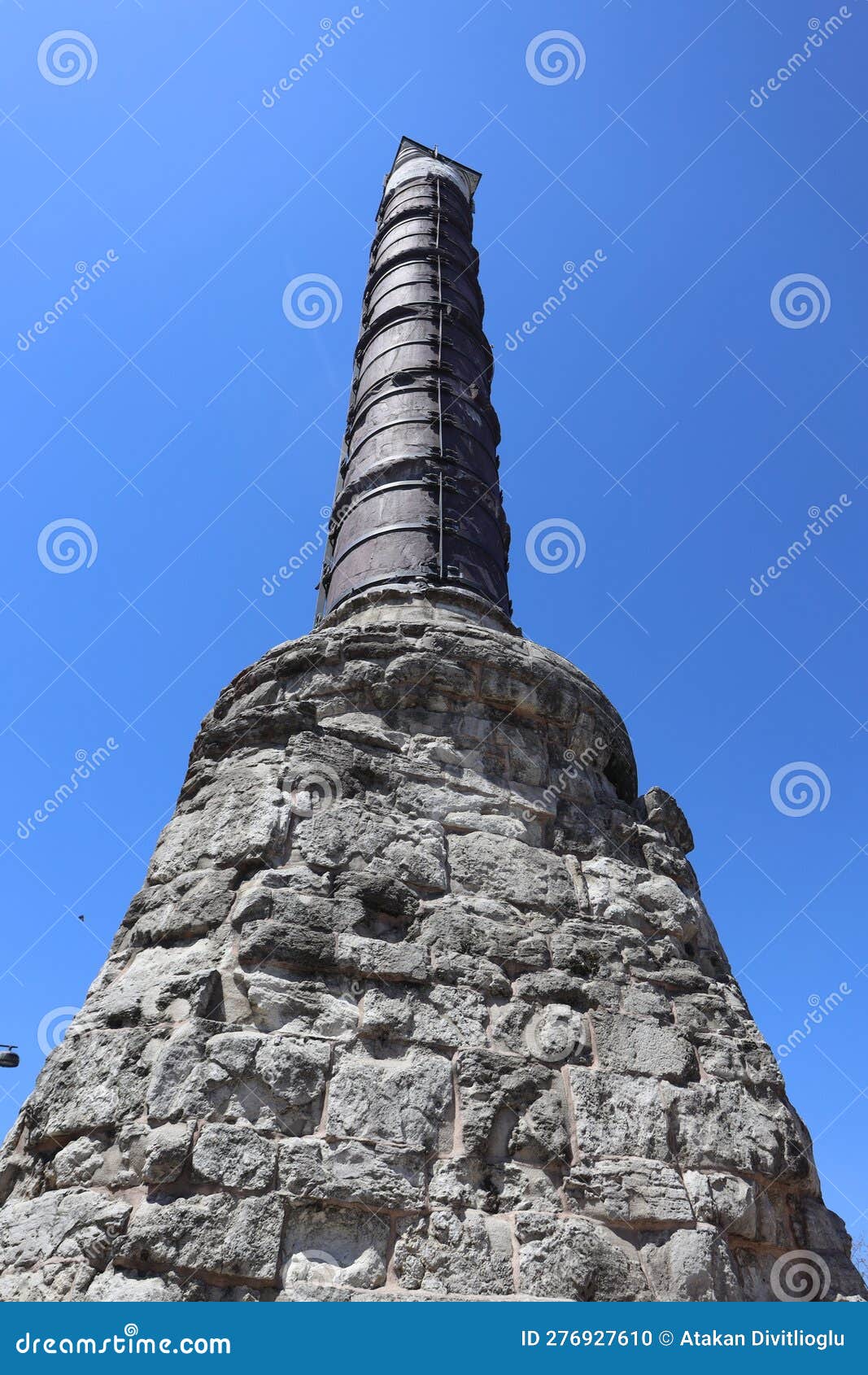 The Column of Constantine, Istanbul Stock Photo - Image of column ...