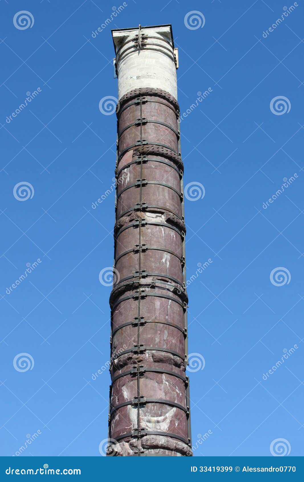 Column of Constantine stock image. Image of granite, stone - 33419399