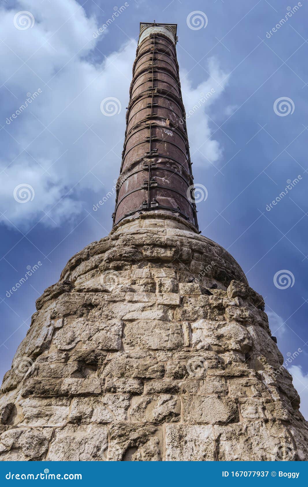 Column of Constantine in Istanbul, Turkey Stock Image - Image of ...
