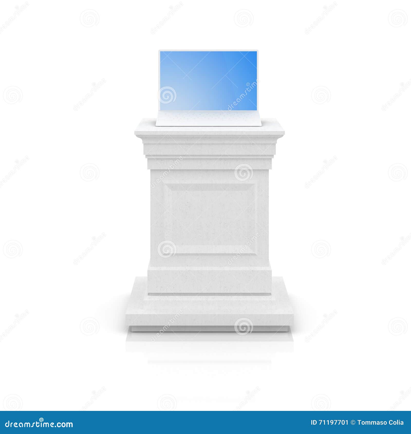 Column display stock illustration. Illustration of display - 71197701