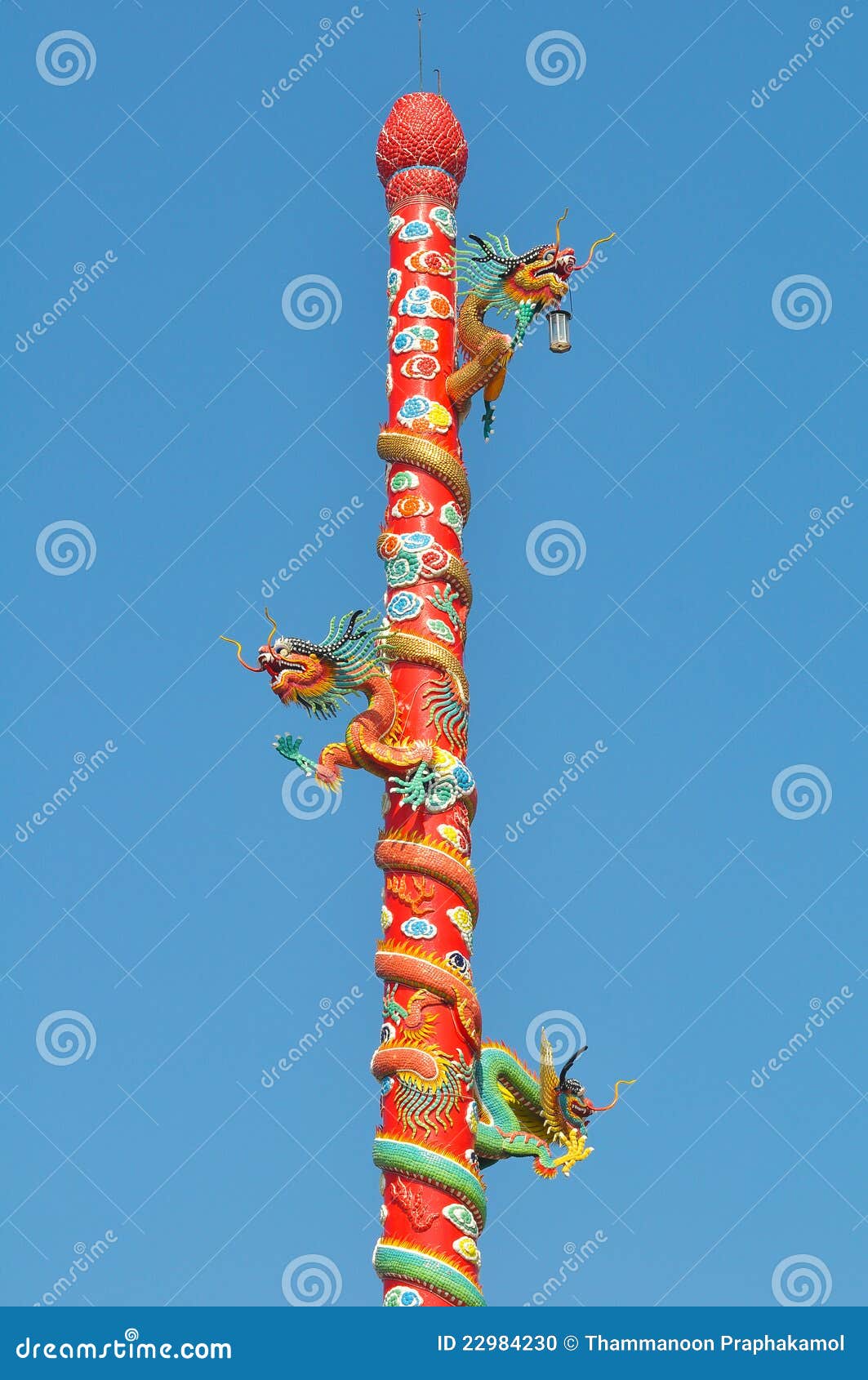 Column of the dragon stock photo. Image of hand, golden - 22984230