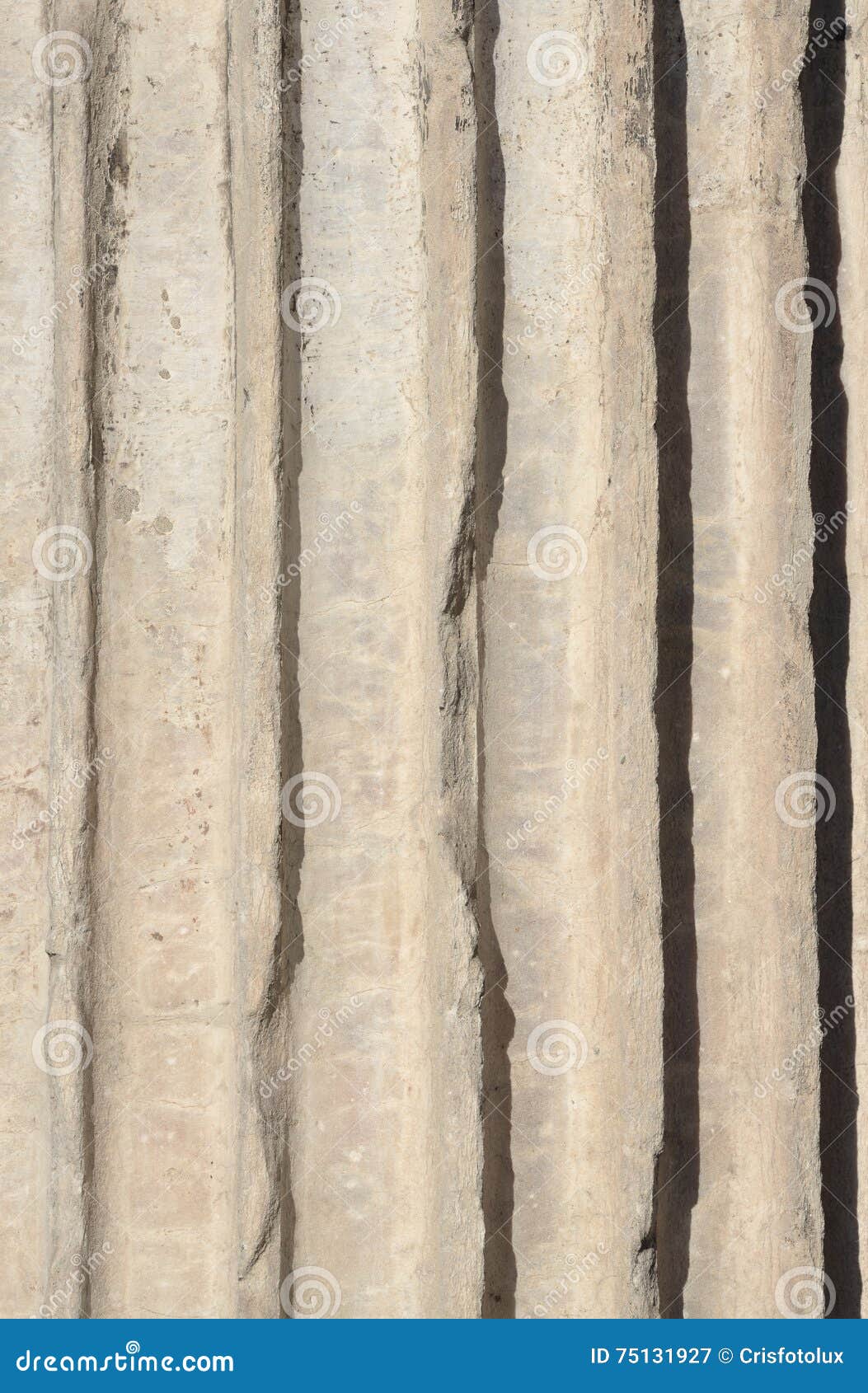 Column Fluting Background Stock Image Image Of Rome 75131927