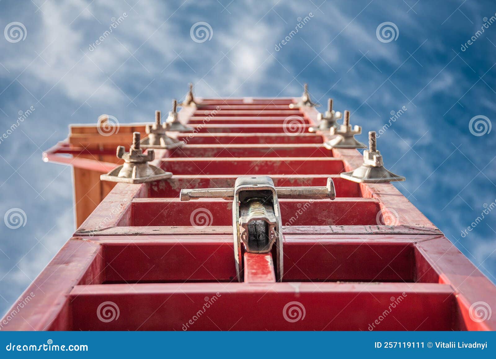 Column Formwork Panel Connected Stock Image - Image of support ...