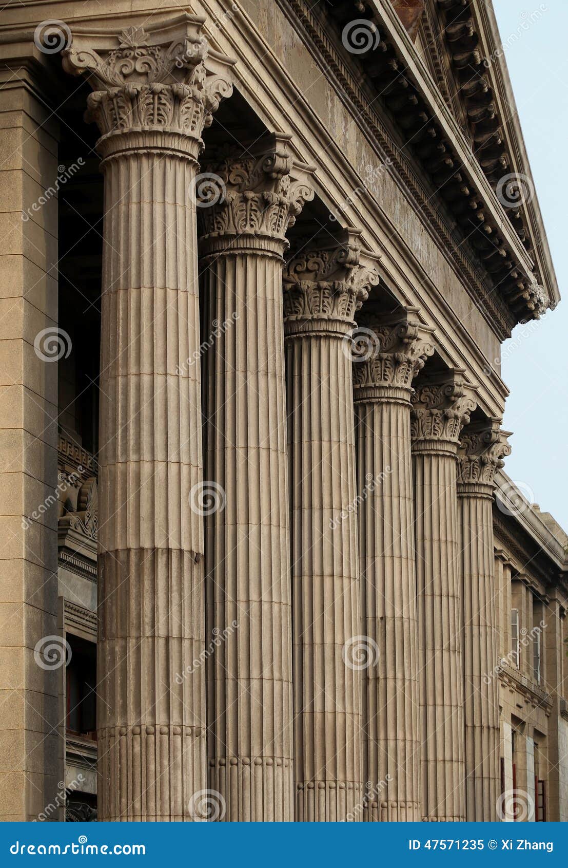 Column fragment stock image. Image of column, limestone - 47571235