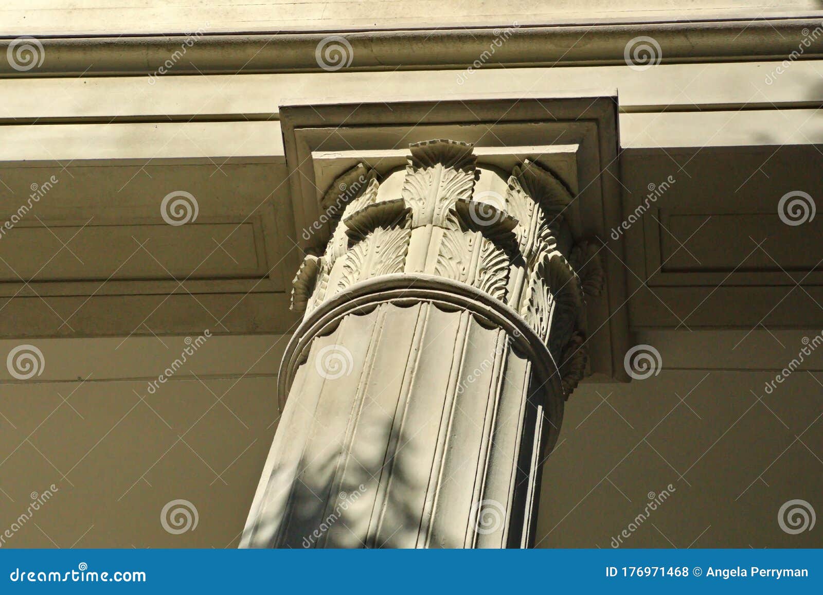 Column at the Front of the Mansion at the Hermitage Stock Photo - Image ...