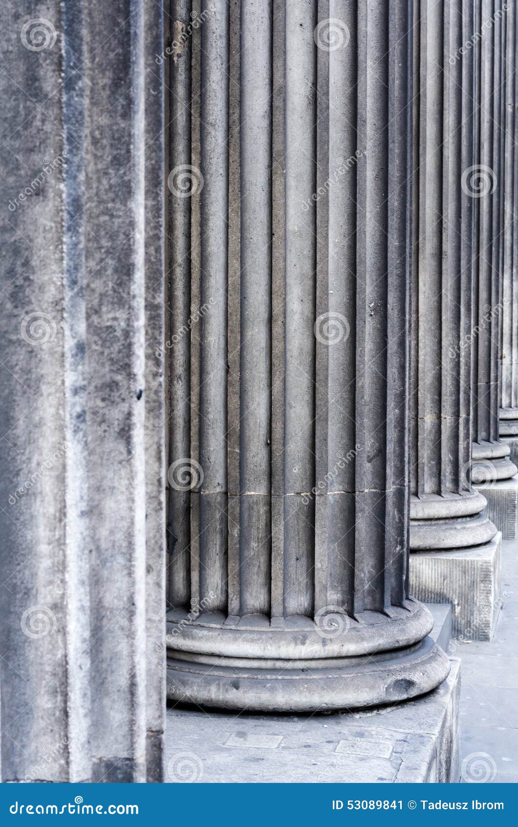 Column stock image. Image of background, grey, abstract - 53089841
