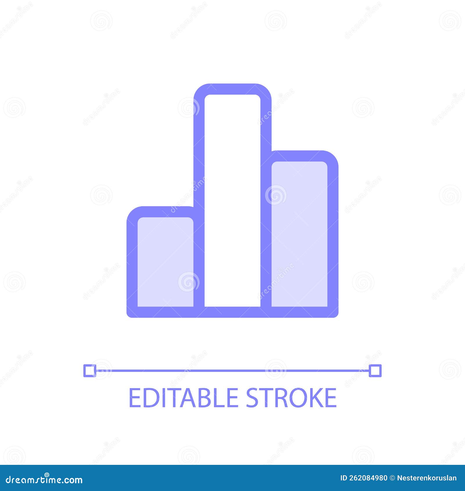 Column Graph Pixel Perfect Glassmorphism Ui Icon Stock Vector ...