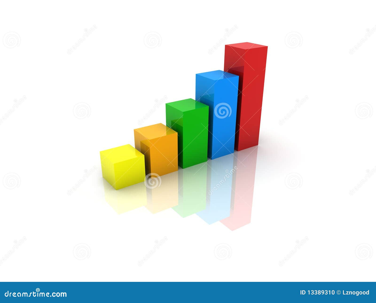 Column graphic chart stock illustration. Illustration of growth - 13389310