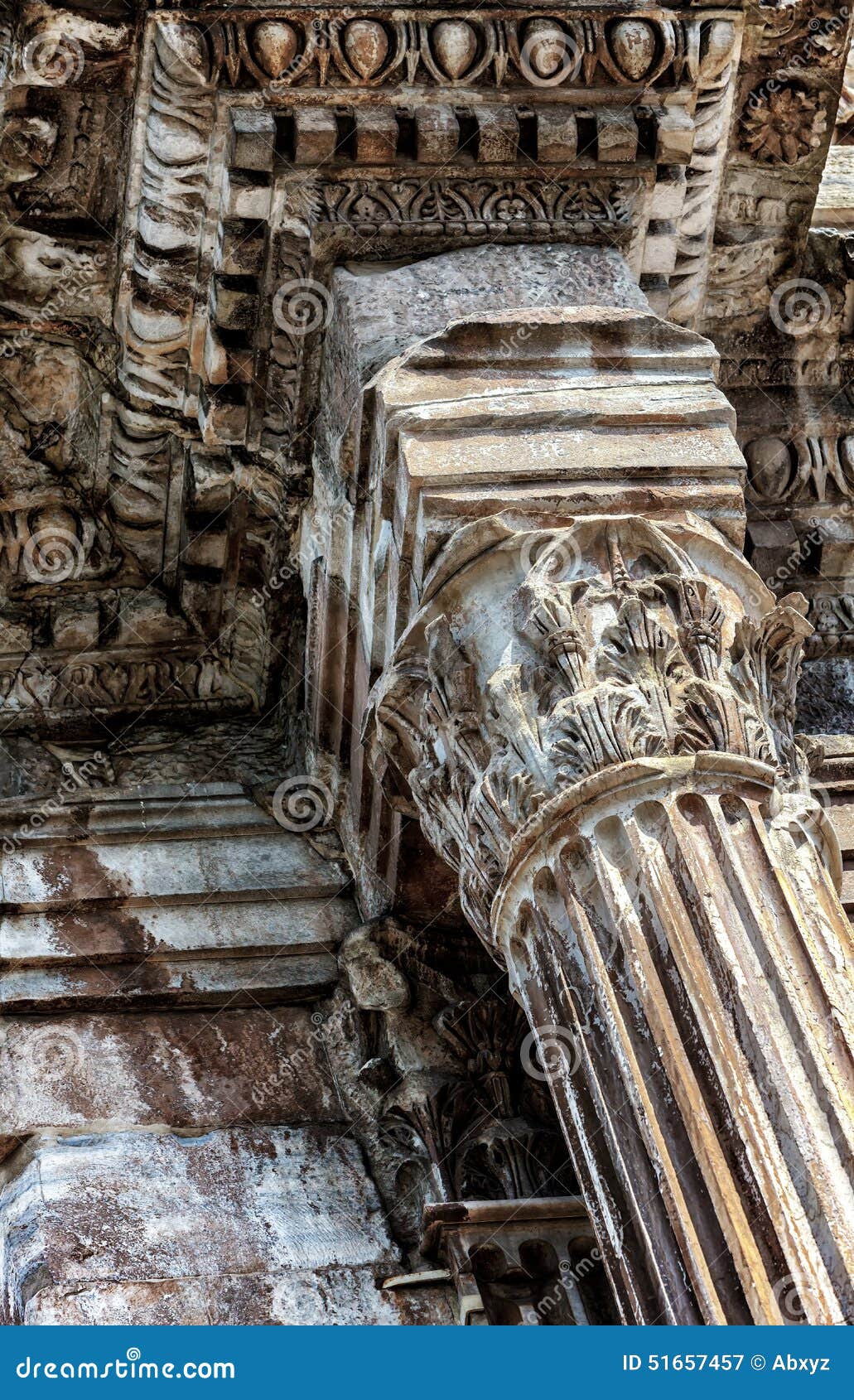 Column head stock image. Image of antiquity, column, holiday - 51657457