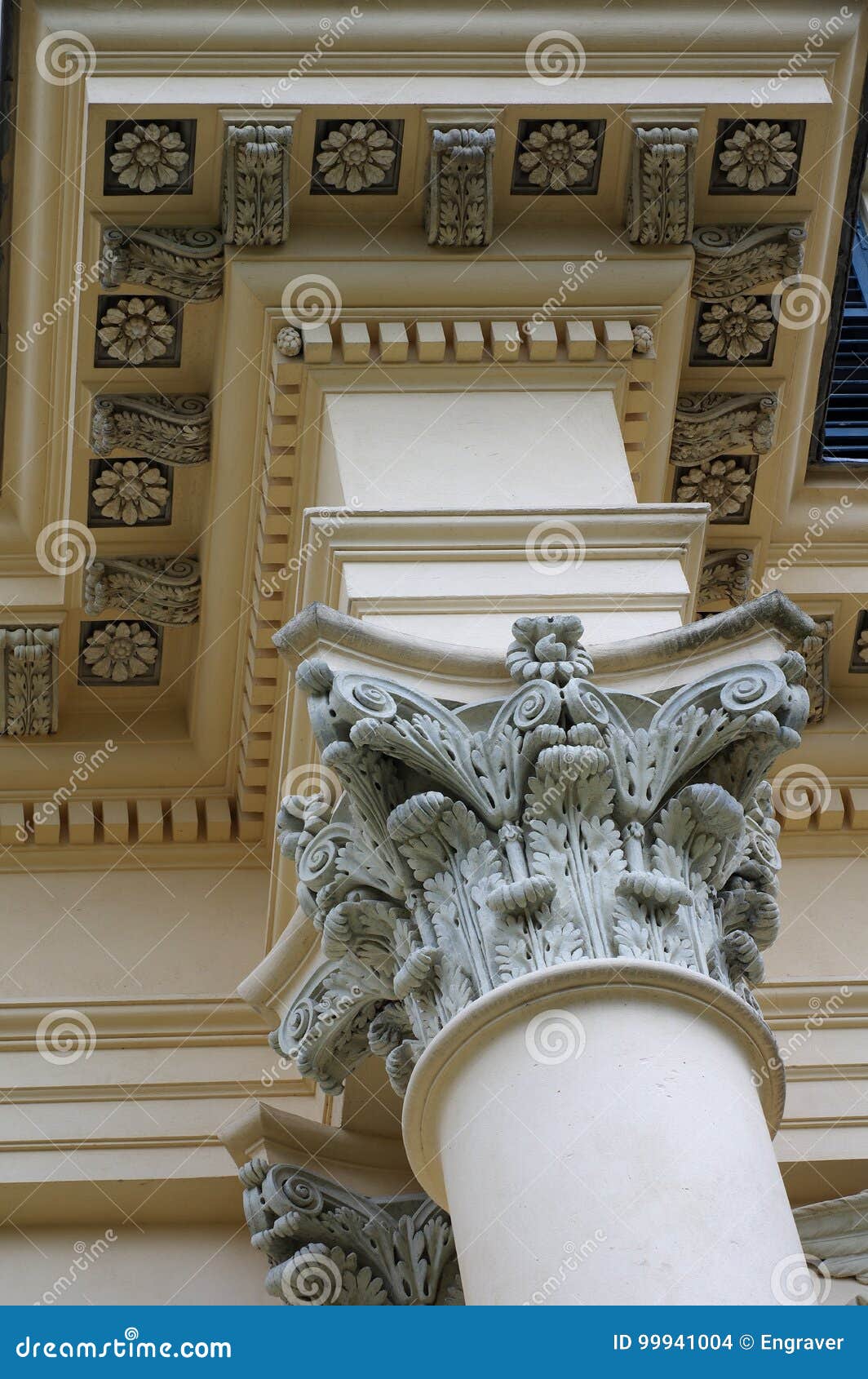 Column head detail stock photo. Image of stone, pattern - 99941004