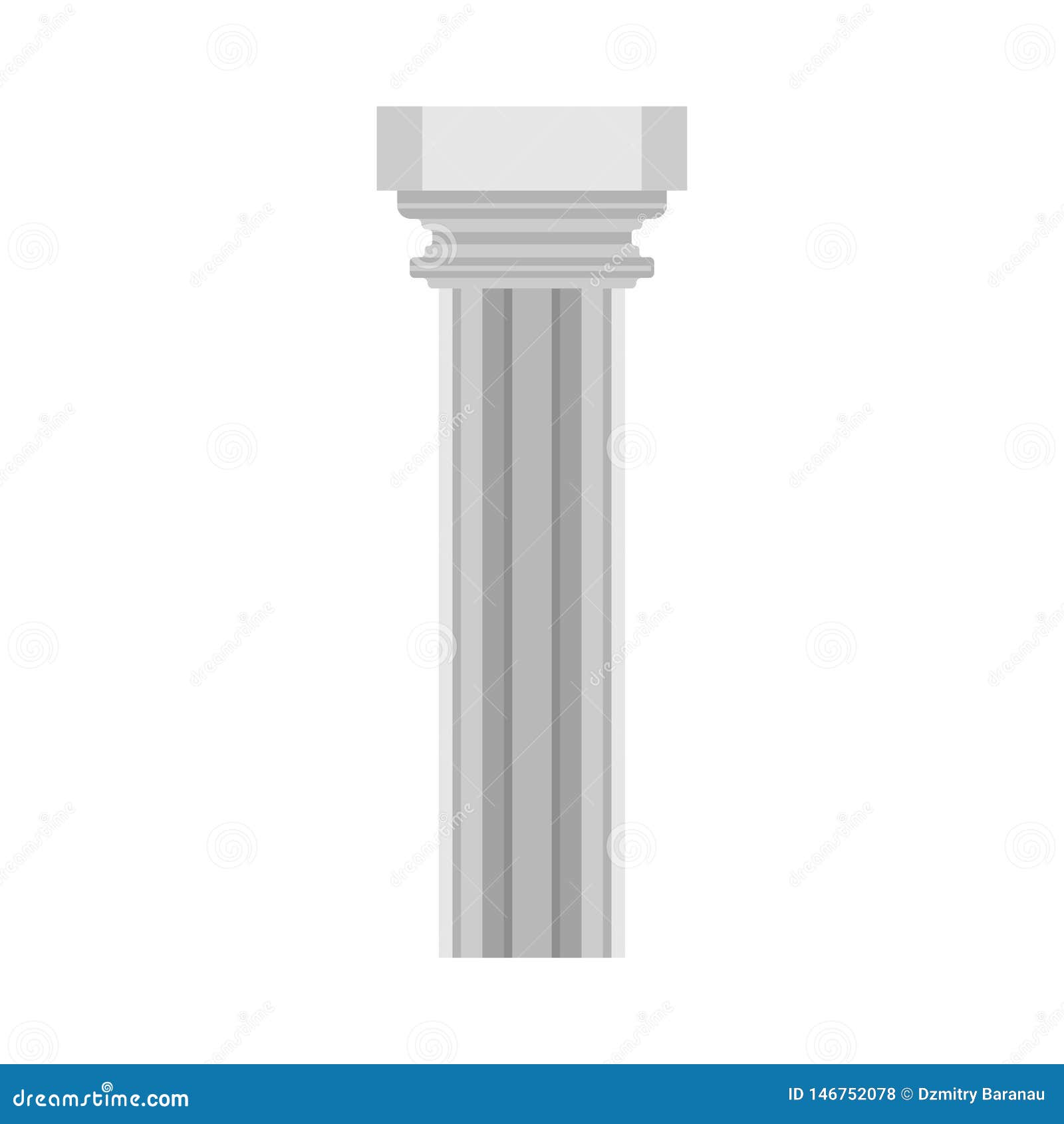 Column History Classical Symbol Monument Architectural Element Vector ...