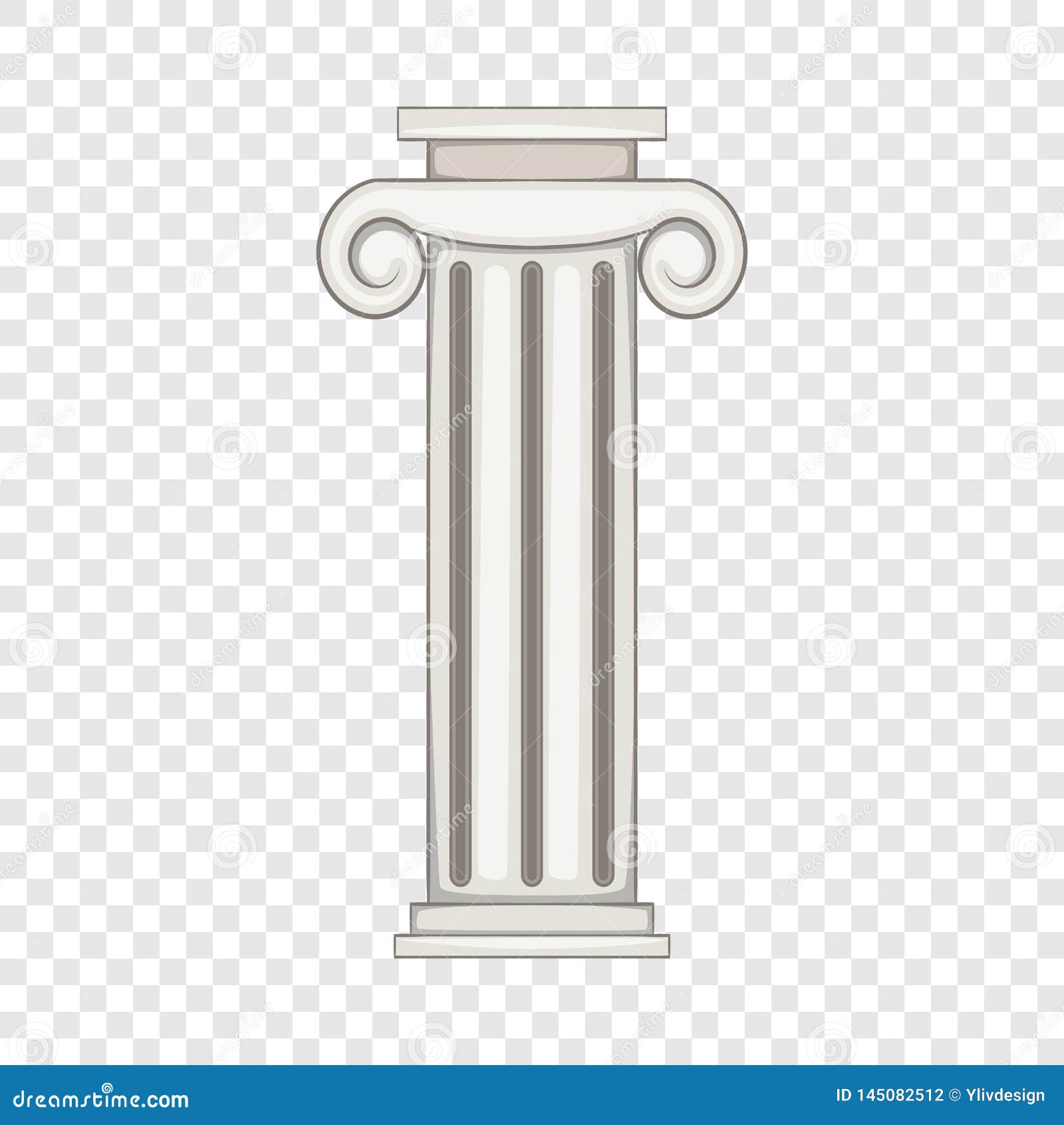 Column icon, cartoon style stock vector. Illustration of classical ...