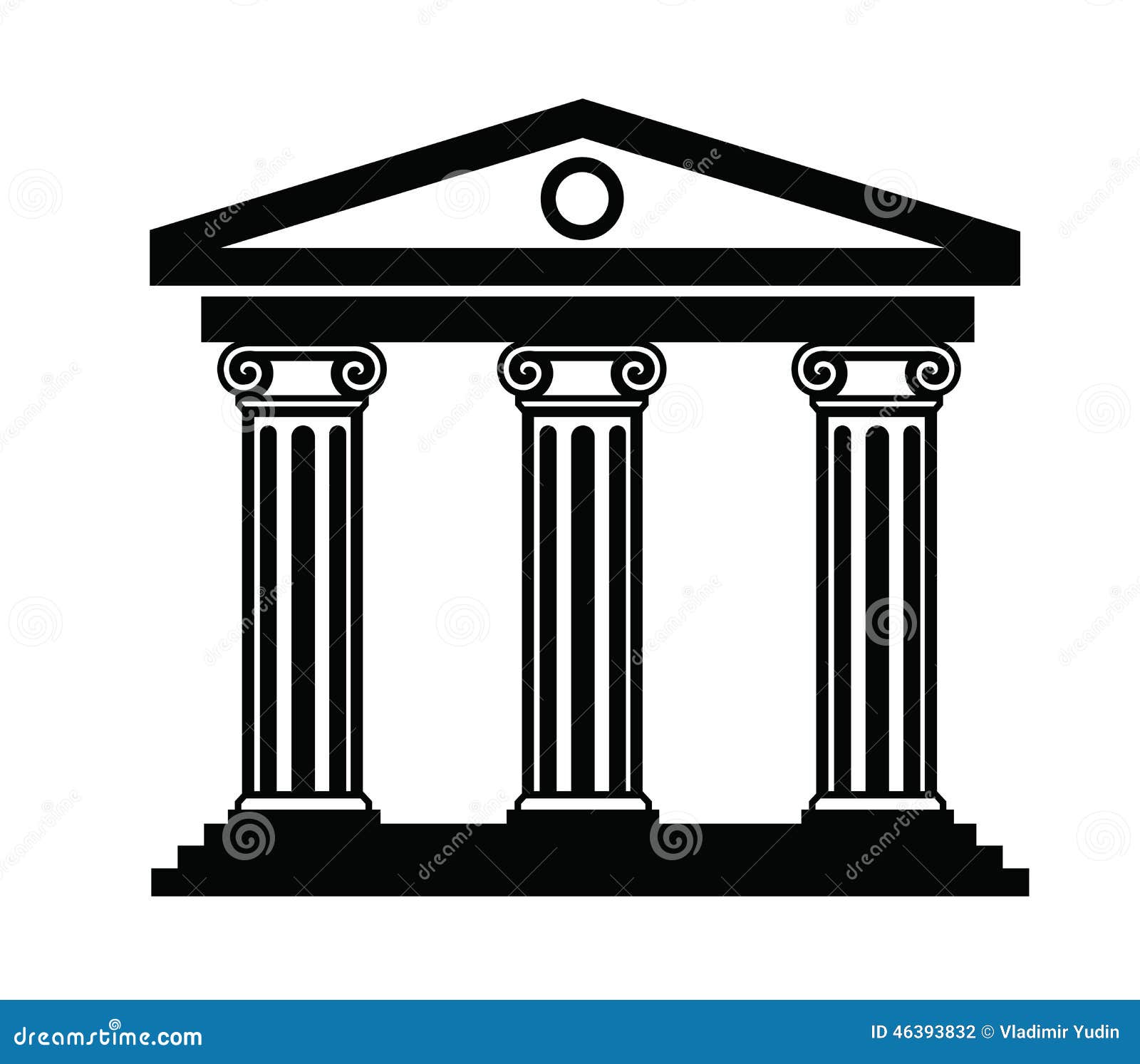 Column Icon Vector Illustration | CartoonDealer.com #46393832