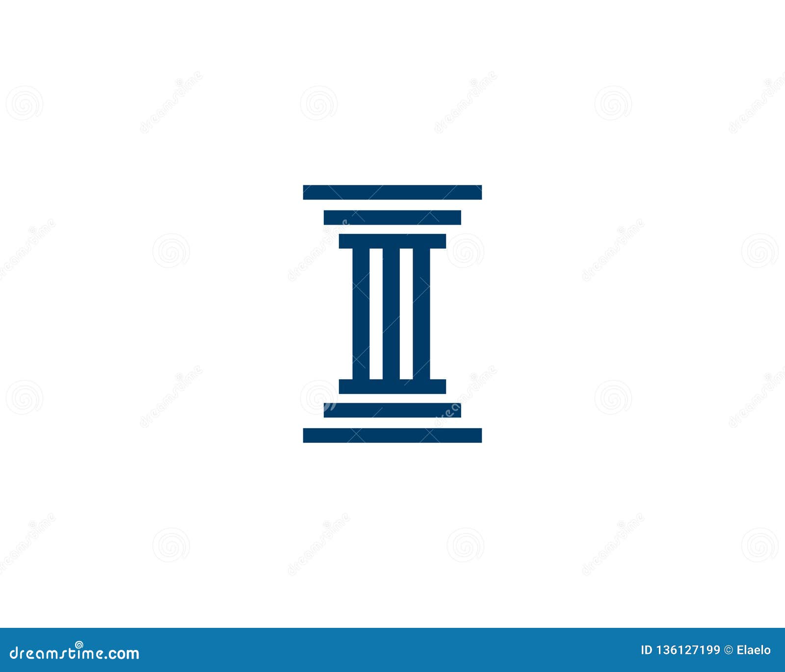 Column Icon Vector Illustration Stock Vector - Illustration of culture ...