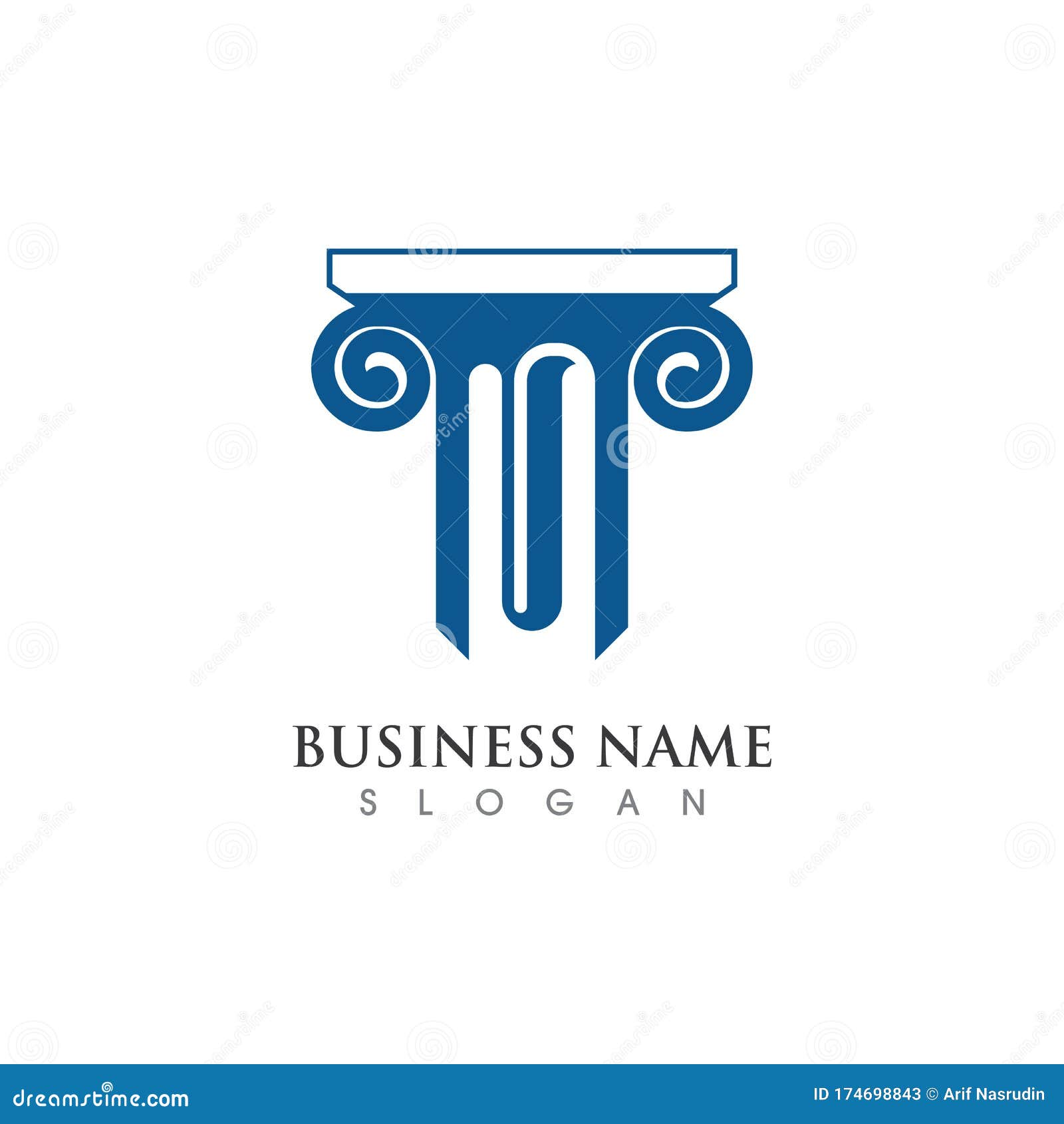 Column Logo or Symbol Creative Template Illustration Vector Design ...