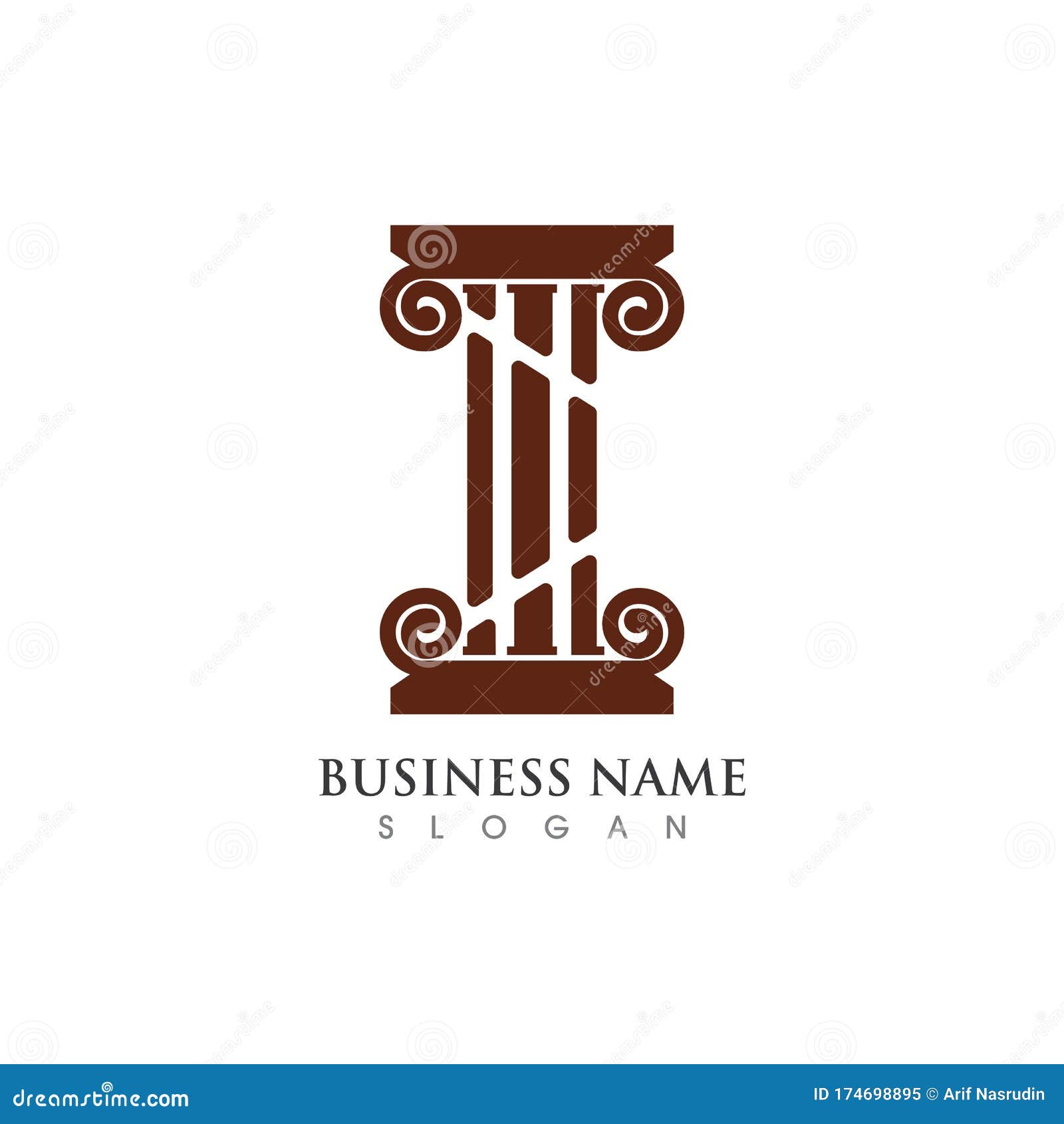 Column Logo or Symbol Creative Template Illustration Vector Design ...