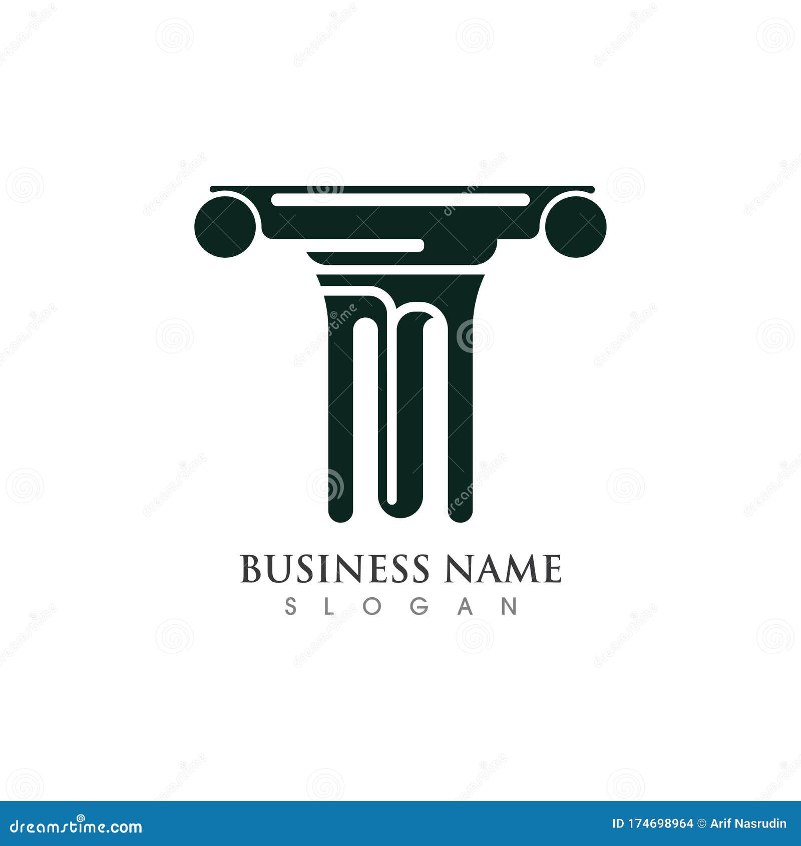 Column Logo or Symbol Creative Template Illustration Vector Design ...