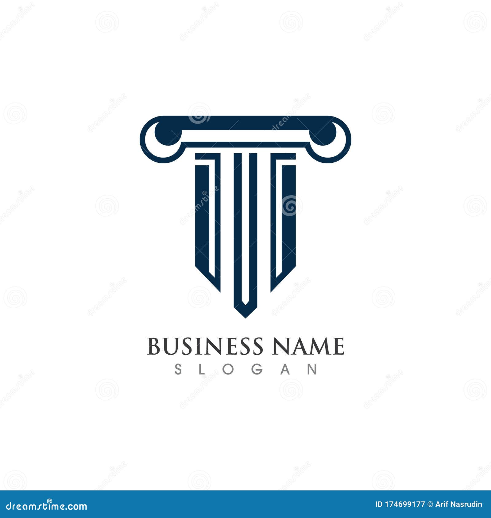 Column Logo or Symbol Creative Template Illustration Vector Design ...