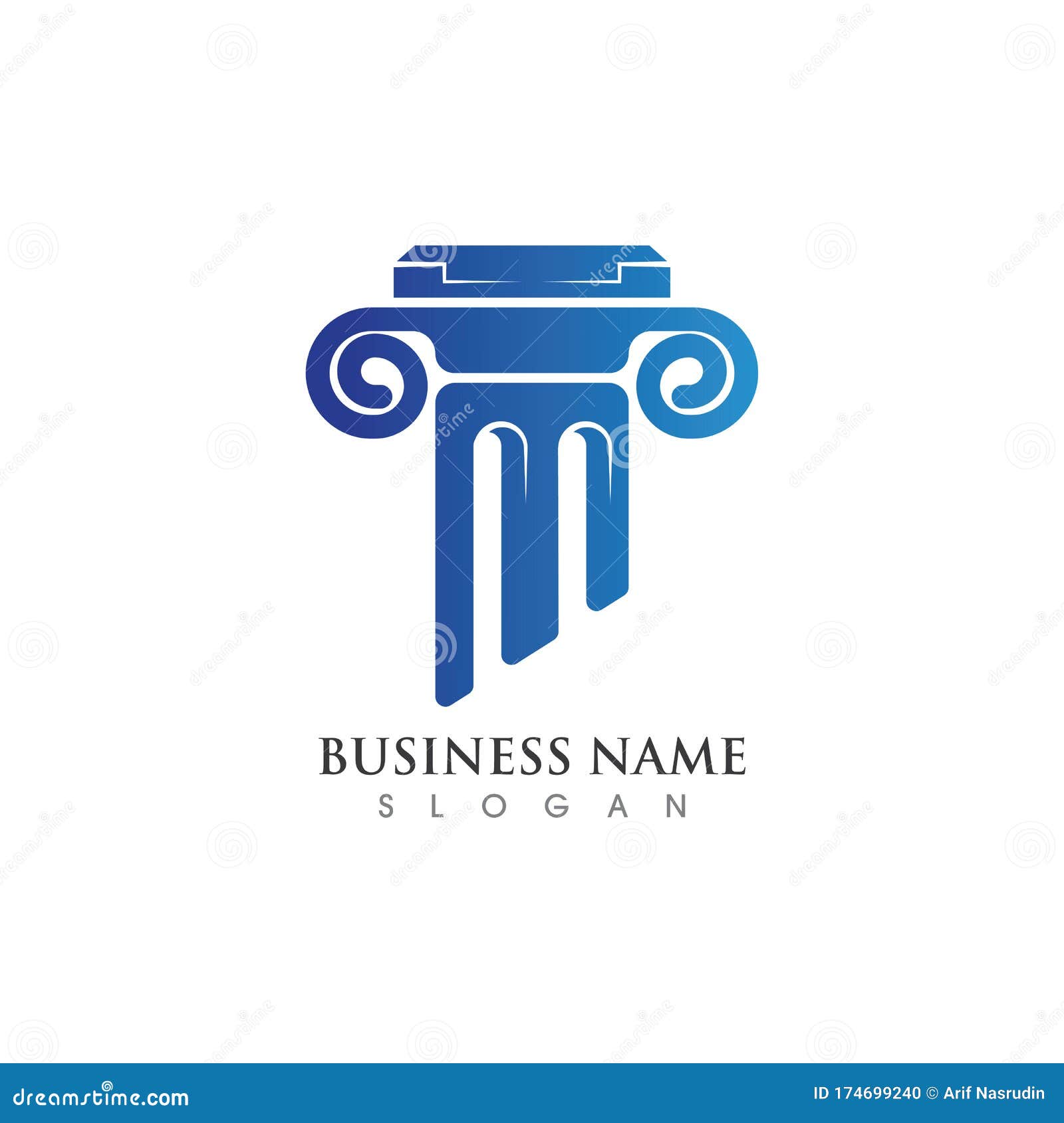 Column Logo or Symbol Creative Template Illustration Vector Design ...