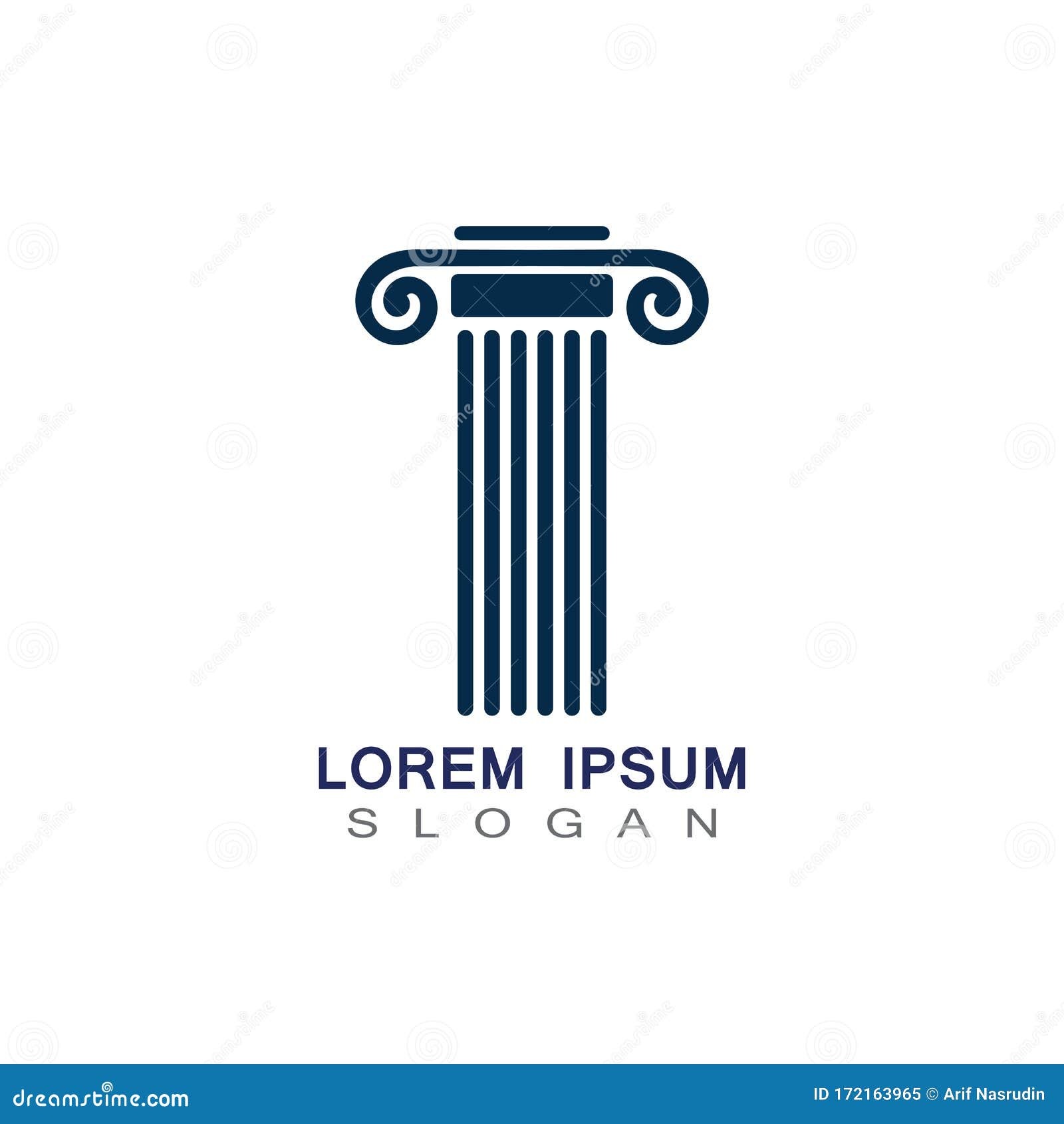 Column Logo and Symbol Template Vector Illsutration Design Stock ...
