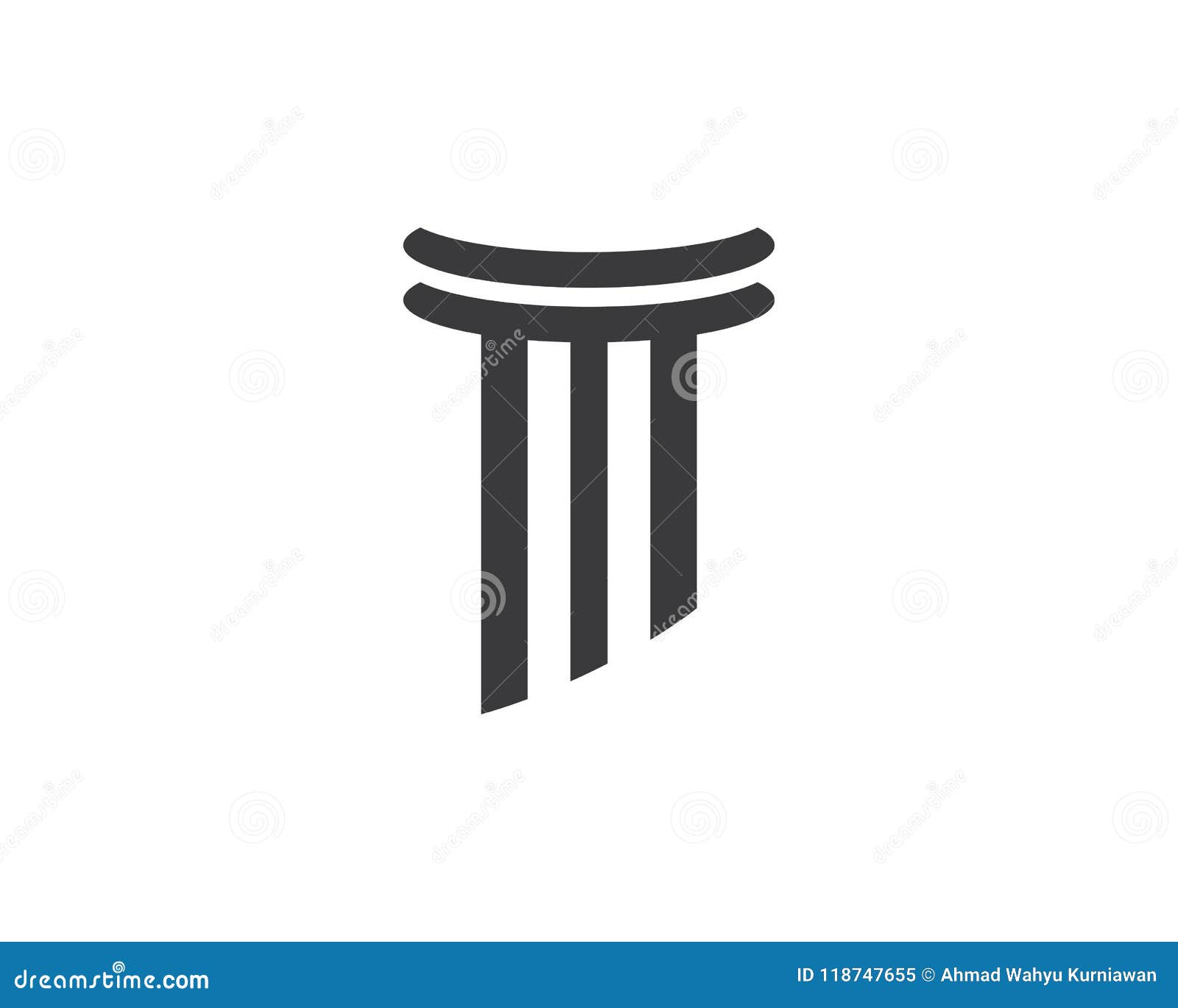 Column Logo Template stock vector. Illustration of element - 118747655