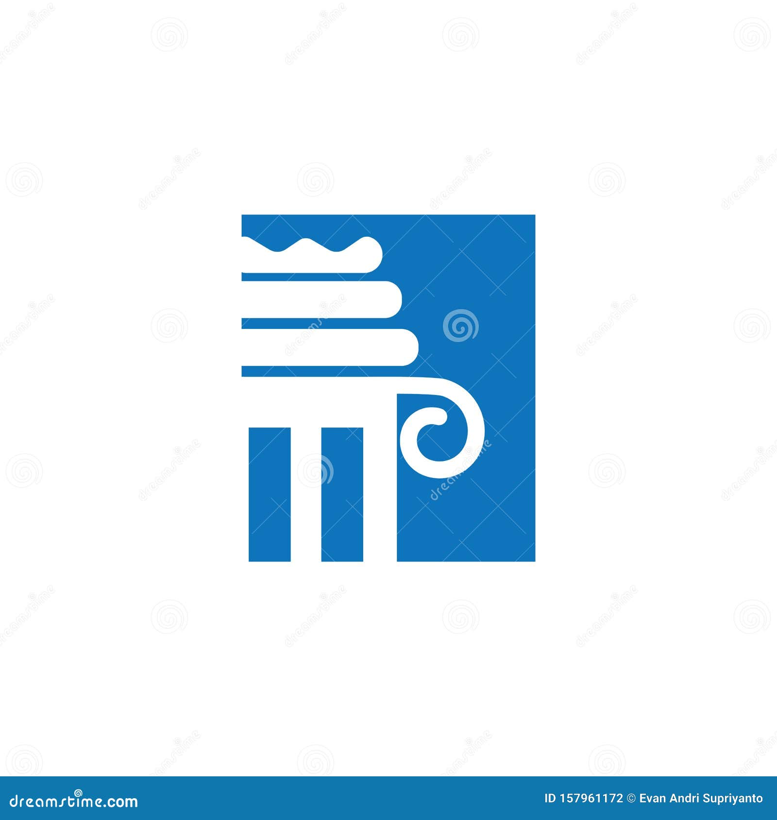 Column Logo Template Vector Stock Vector - Illustration of ...