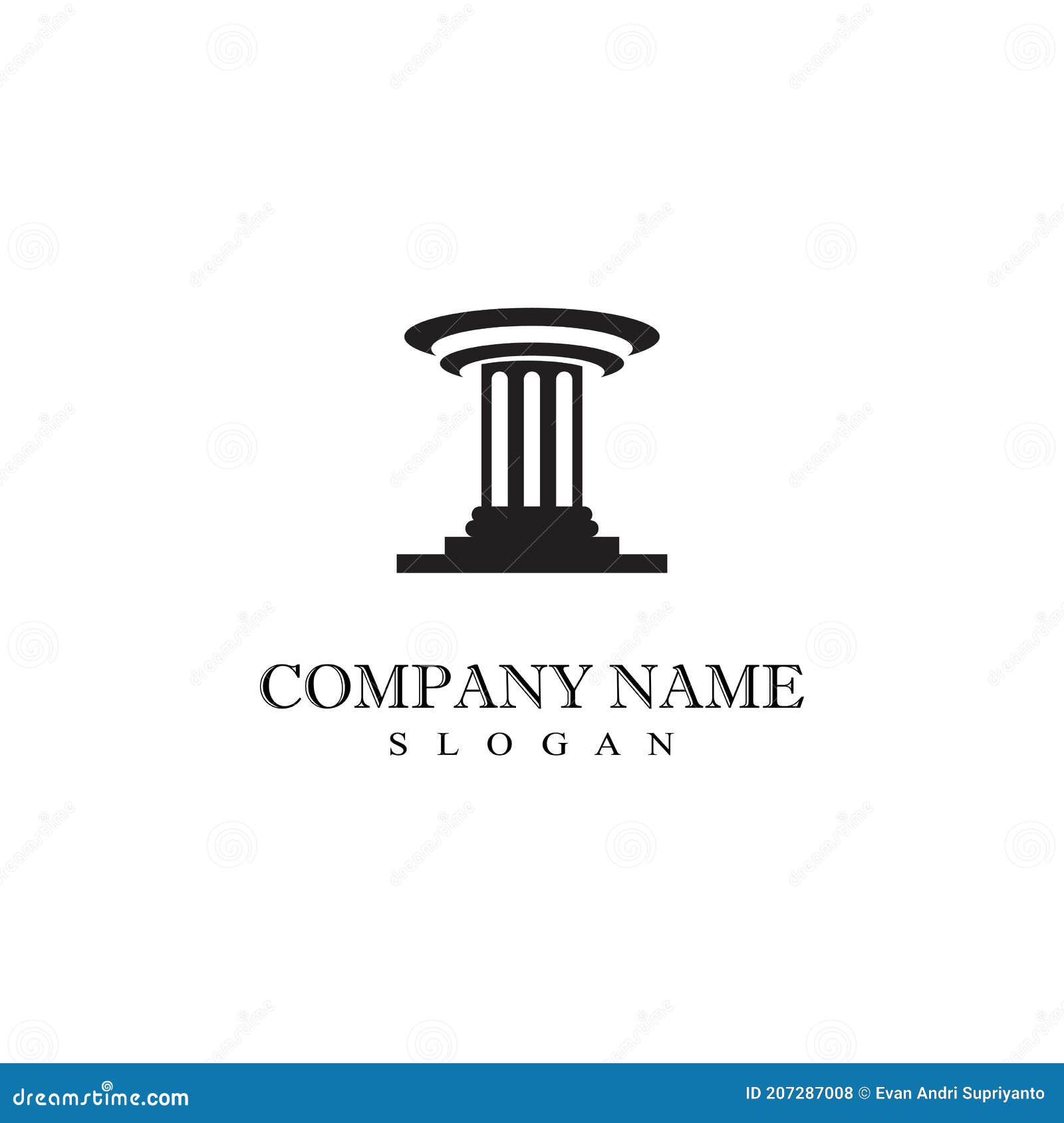 Column Logo Template Vector Symbol Nature Stock Illustration ...