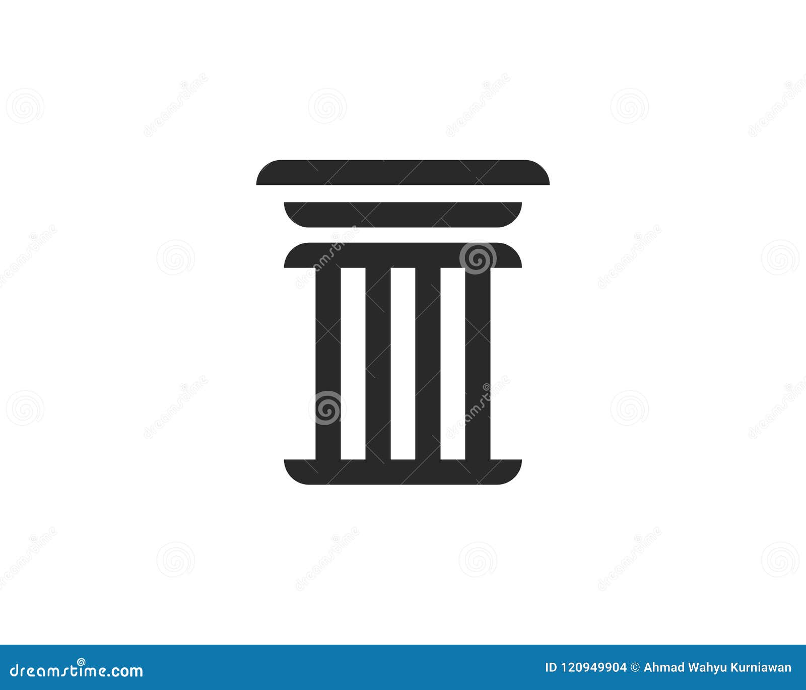 Column Logo vector stock vector. Illustration of protection - 120949904