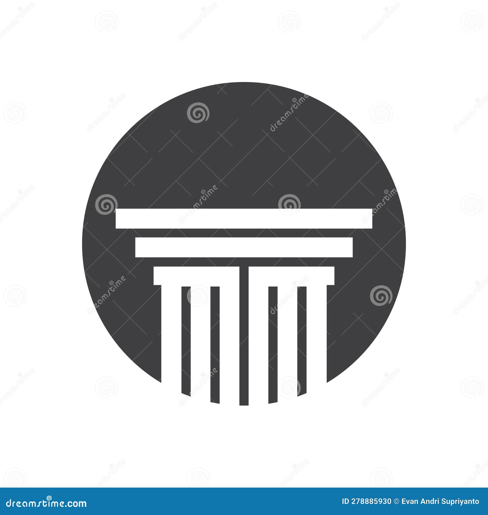 Column Logo Vector Symbol Template Stock Vector - Illustration of ...
