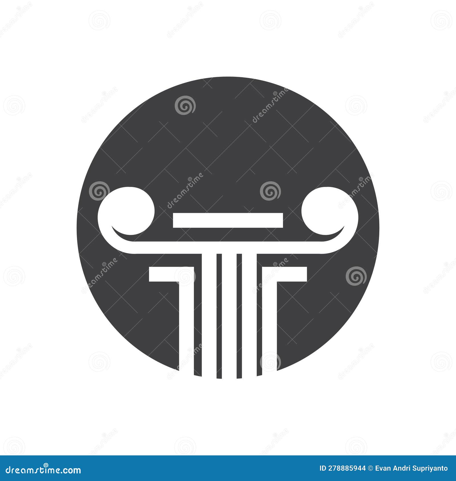 Column Logo Vector Symbol Template Stock Vector - Illustration of ...