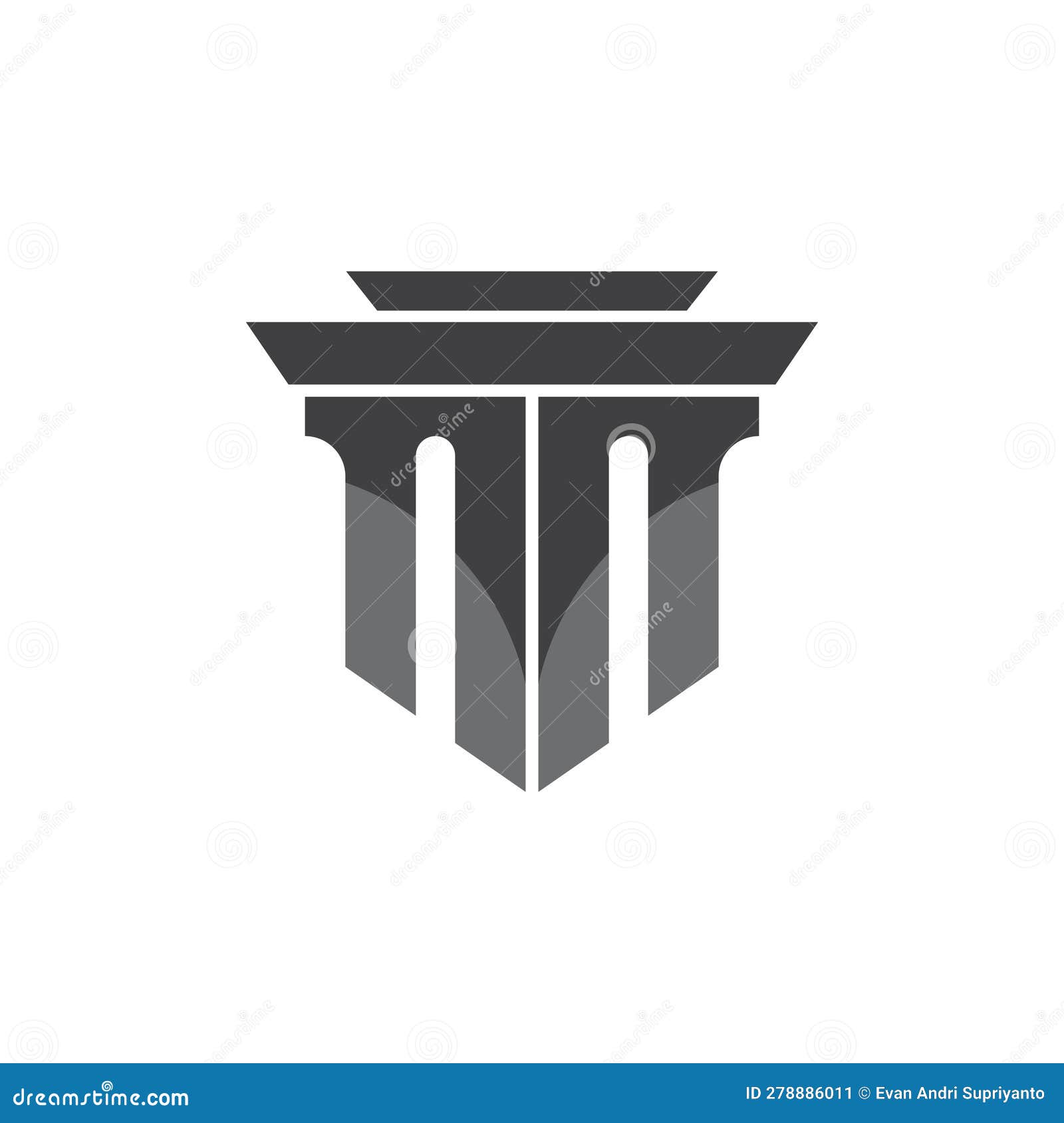 Column Logo Vector Symbol Template Stock Vector - Illustration of ...