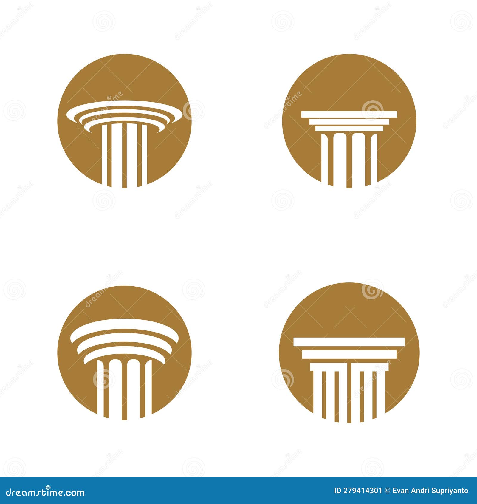 Column Logo Vector Symbol Template Stock Vector - Illustration of ...