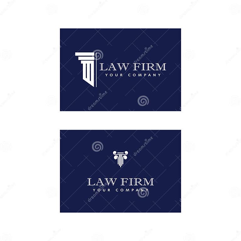Column Logo Vector Symbol Template Stock Vector - Illustration of legal ...