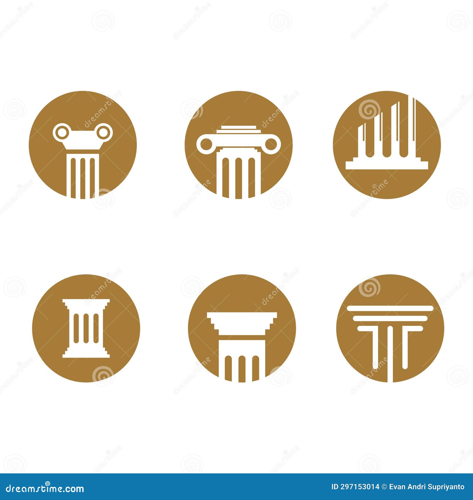Column Logo Vector Symbol Template Stock Vector - Illustration of greek ...