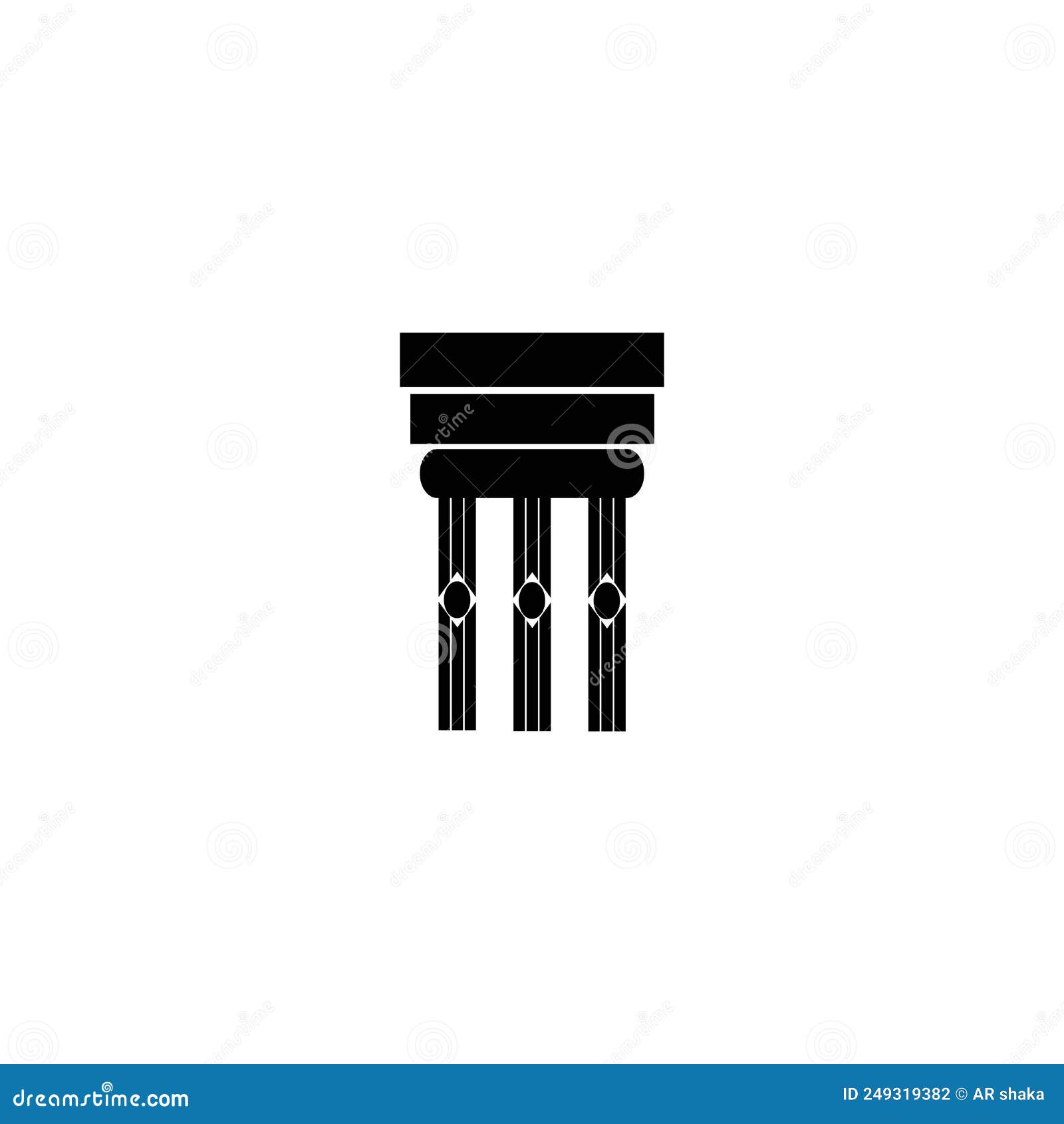 Column Logo Vector Template Design Illustration Stock Vector ...