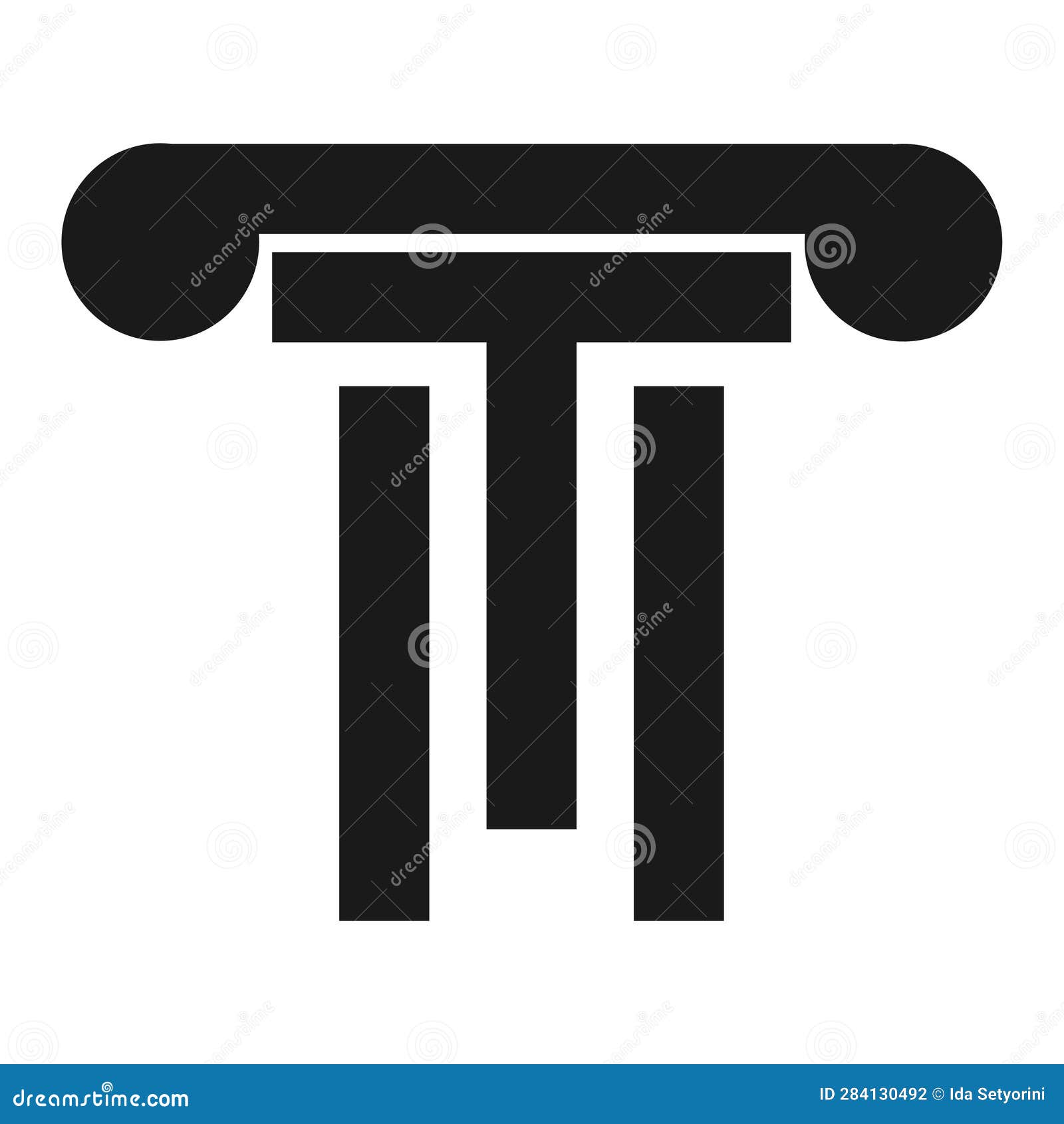 Column Logo vektor stock illustration. Illustration of management ...