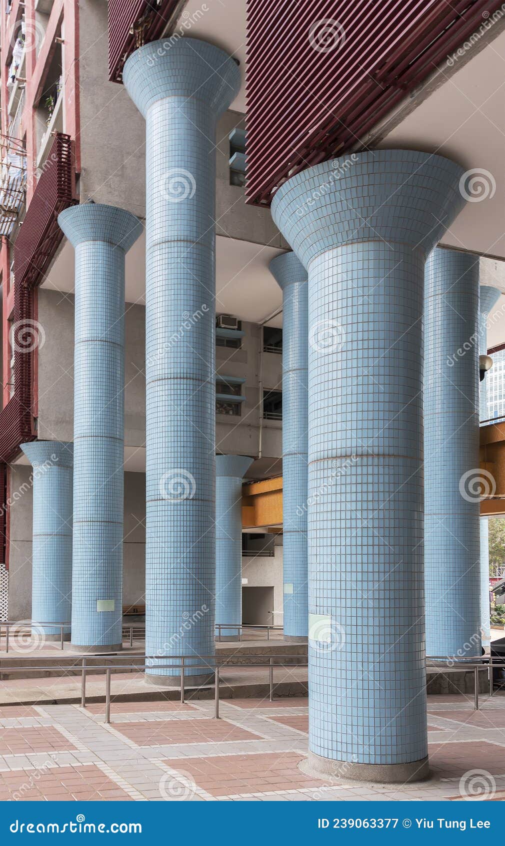 Column of Modern Architecture Stock Image - Image of column, outdoor ...