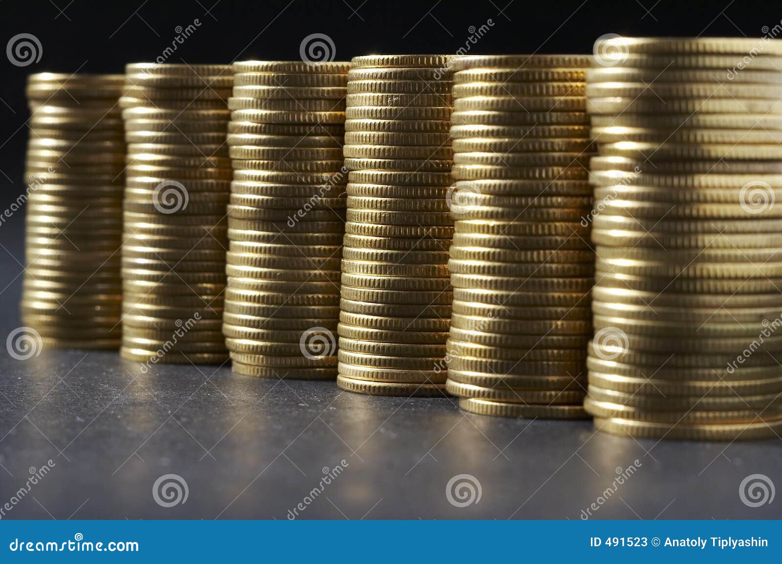 Column from money stock image. Image of rise, graph, finances - 491523