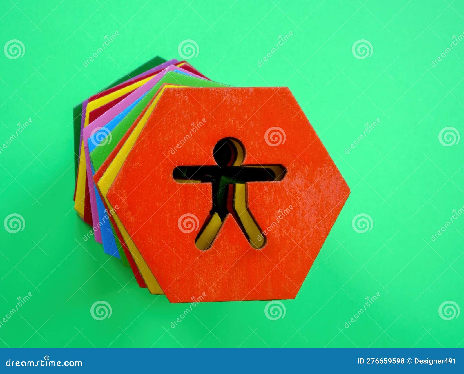 A Column of Multi-colored Figurines. Cultural Integrity and Diversity ...