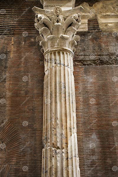 Column in Rome, Italy. stock photo. Image of italy, travel - 2041834