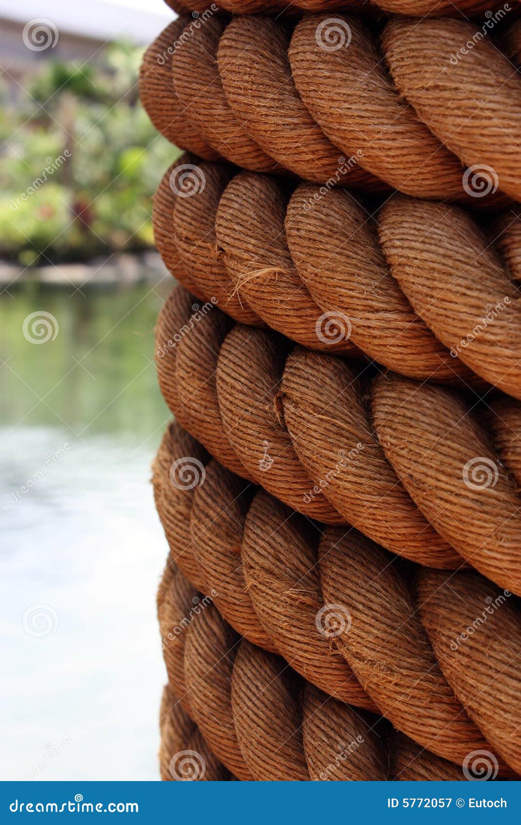 Column with Rope stock image. Image of navigation, macro - 5772057