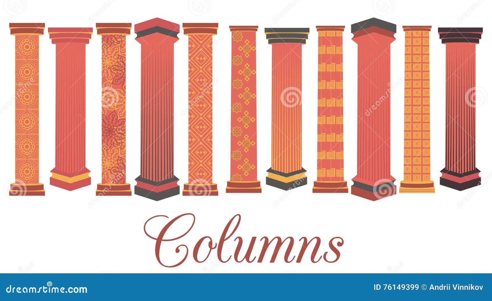 Columns Pattern Stock Illustrations – 4,772 Columns Pattern Stock ...