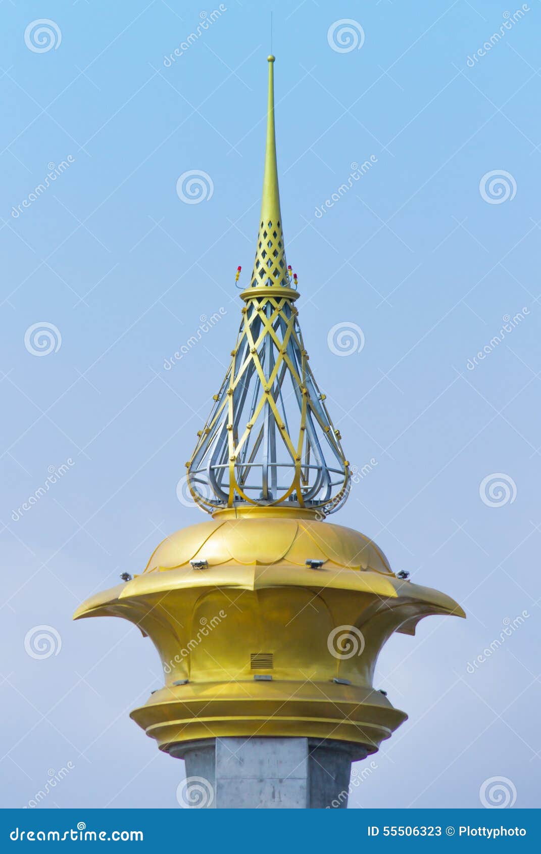 Column of Sling Bridge Nonthaburi Stock Image - Image of blue ...